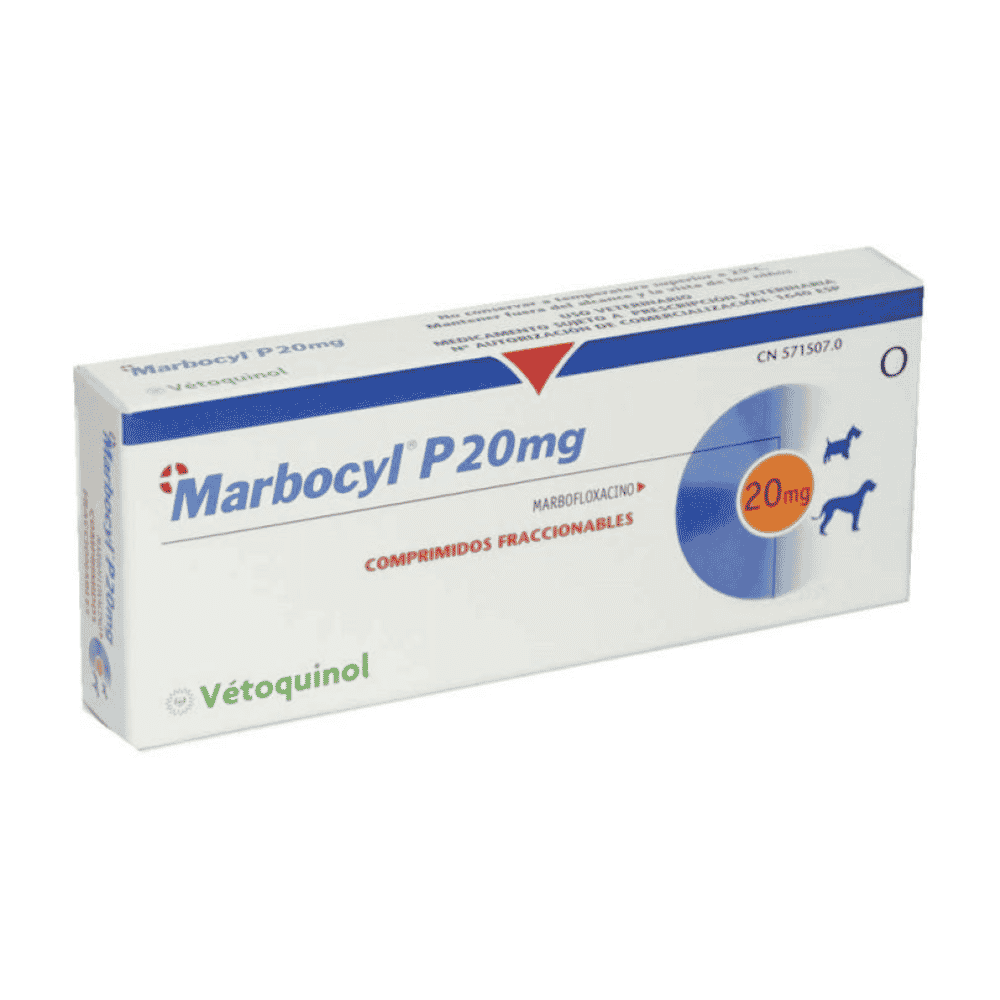 MARBOCYL P20 MG BLISTER x 10 TAB – miaugatospetshop